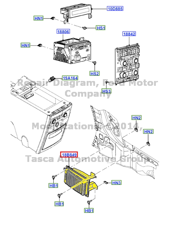 Brand New Oem Audio Digital Signal Processing Amplifier Module 2011 12 Ford Flex Ebay 